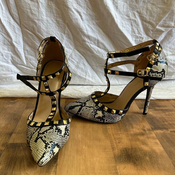 Wild Diva | Shoes | Wild Diva Lounge Snakeskin Stilettos Guc | Poshmark